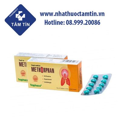 Methorphan (Hộp 2 vỉ x 10 viên) | Nhà Thuốc TÂM TÍN