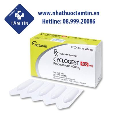 Cyclogest 400mg | Nhà Thuốc TÂM TÍN