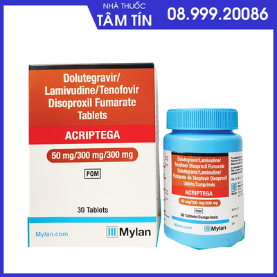 Acriptega 50/300/300mg | Nhà Thuốc TÂM TÍN